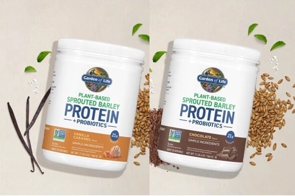 Garden of Life® Introduces Sprouted Barley Protein + Probiotics Powders