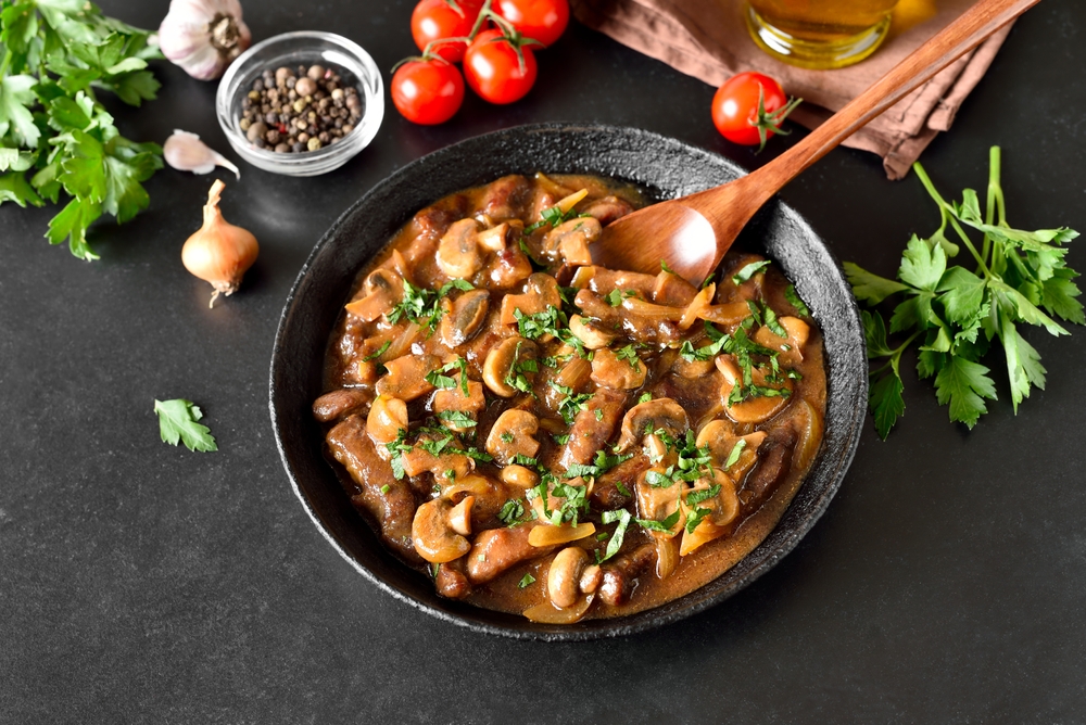 Beef Tips and Mushrooms